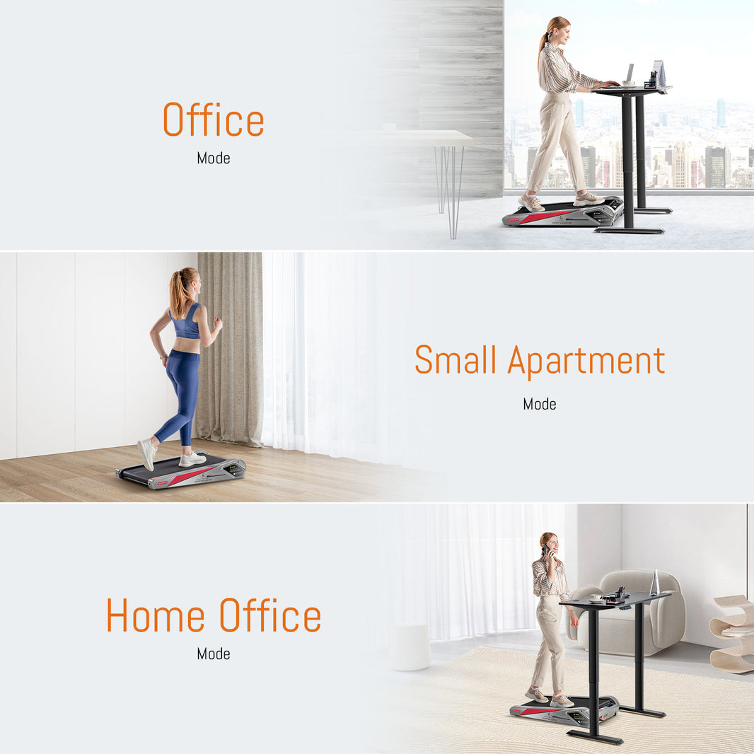 Egofit under desk treadmill | home & office folding small treadmill